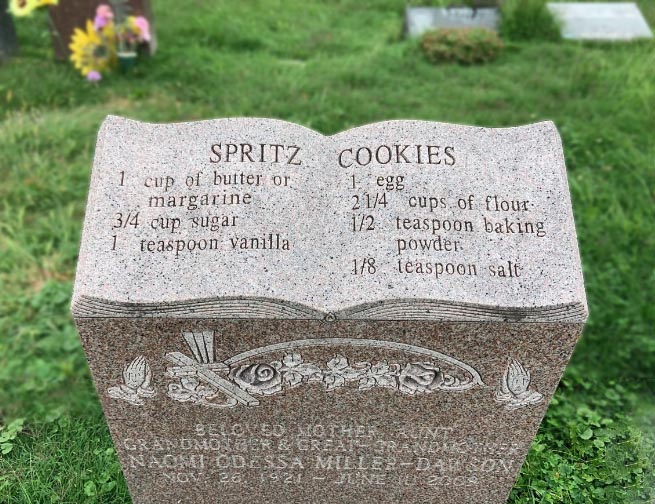 Cemetery Recipes: Spritz Cookies – Cemetery Photography by Chantal ...