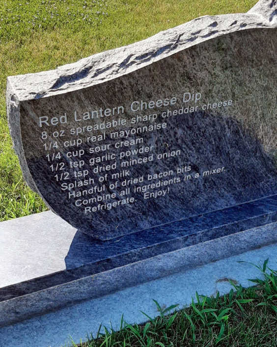 Cemetery Recipes: Red Lantern Cheese Dip – Cemetery Photography by ...